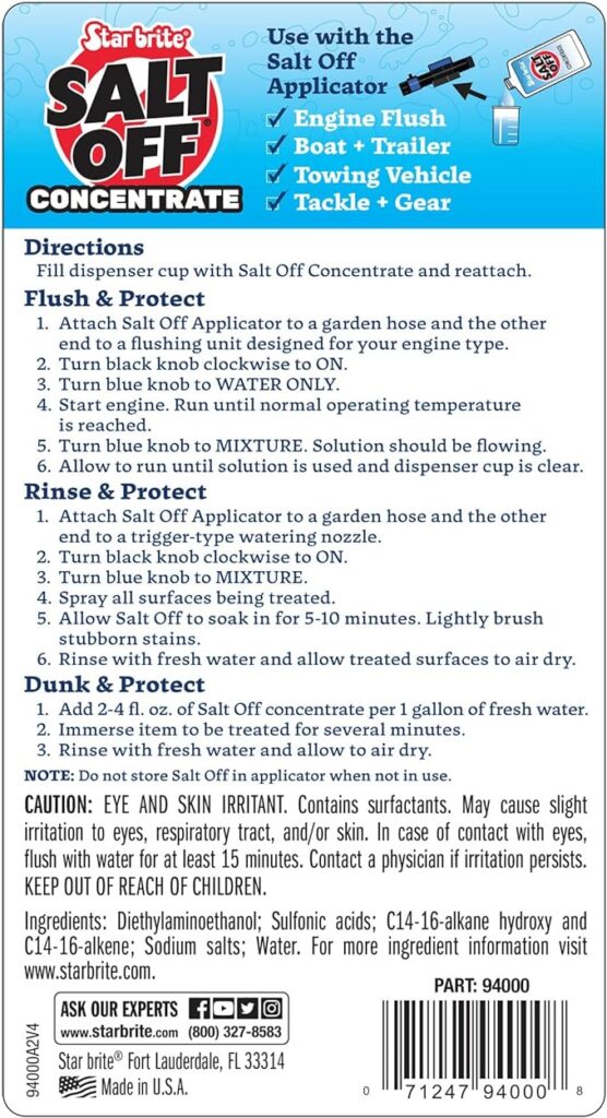 Salt Off Concentrate Kit with Applicator - Remove salt deposits